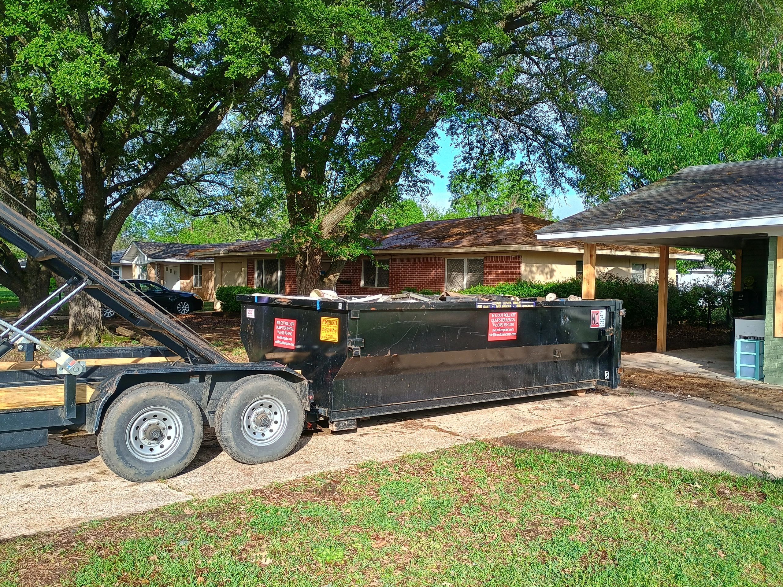 In & Out Roll-off Dumpster Rental