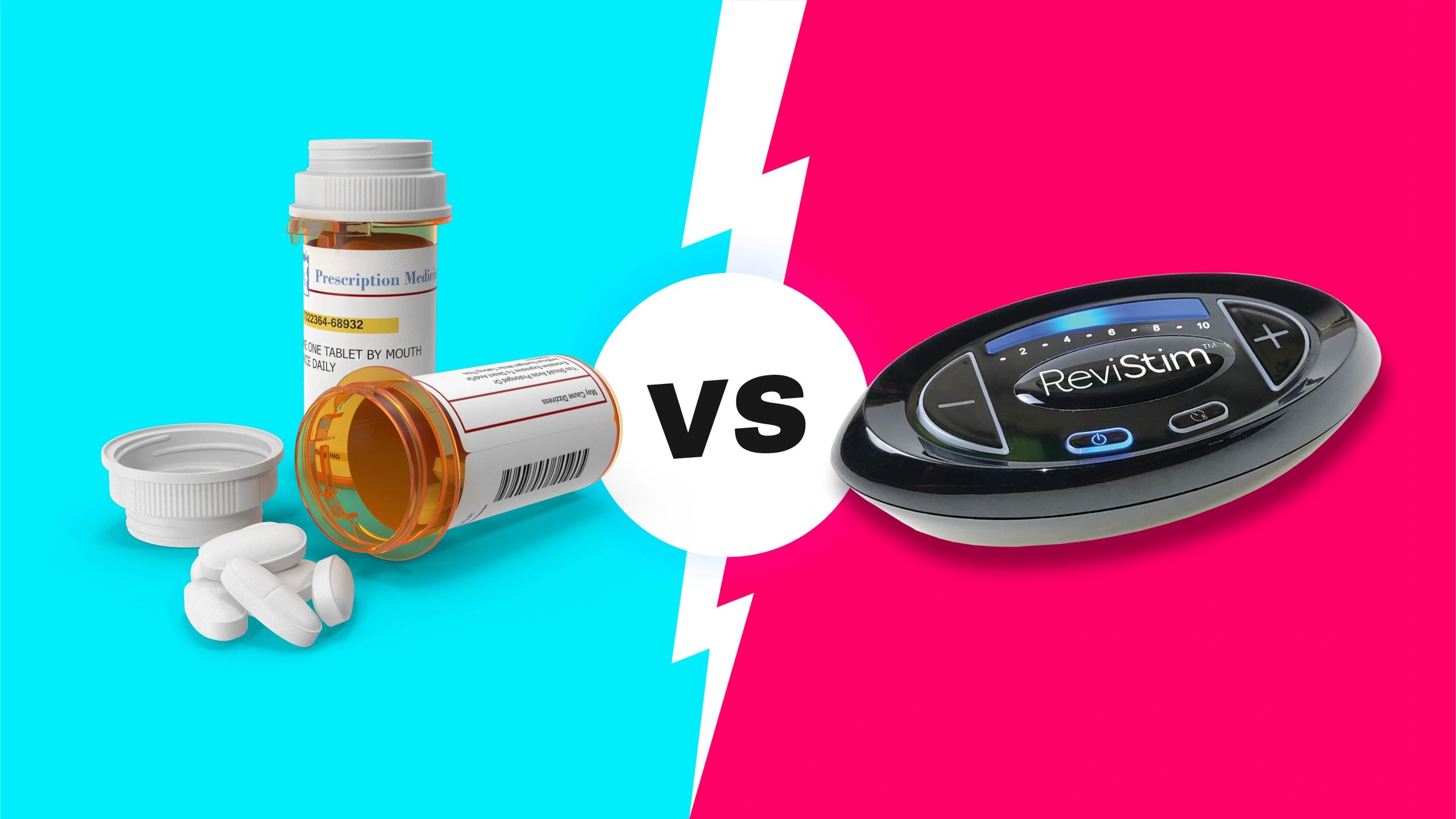 Opioid Addiction vs. ReviStim™ Natural Pain Relief