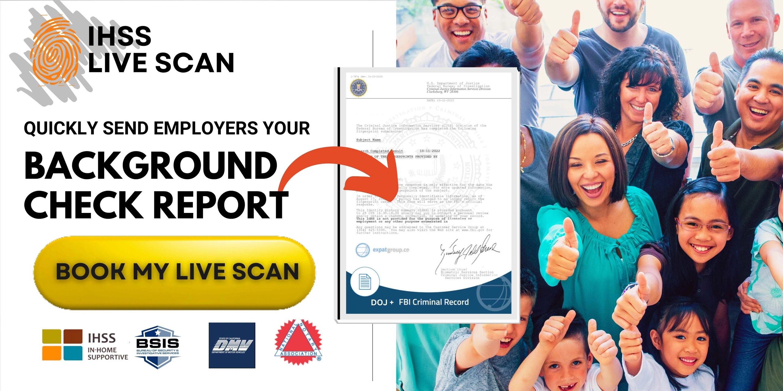 LIVE SCAN FOR IHSS PROVIDERS