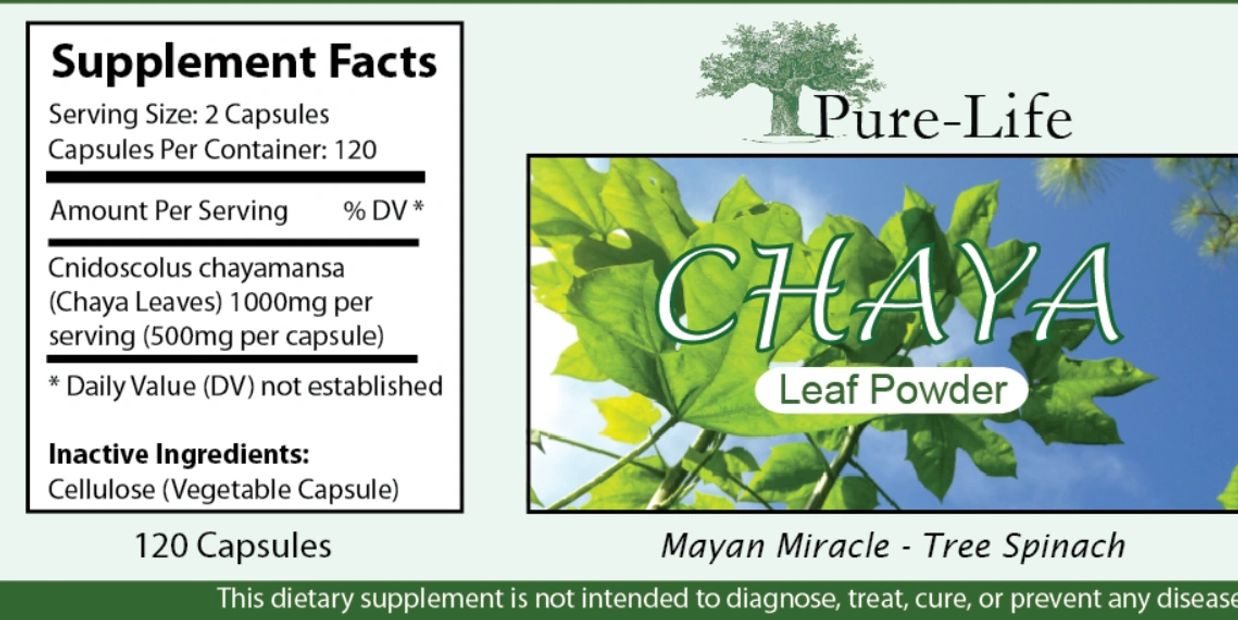 Pure Life - Superfood Supplements, Organic Chaya | Pure Life
