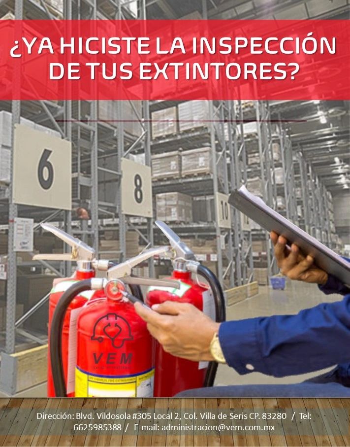¿Ya revisaste tus extintores?