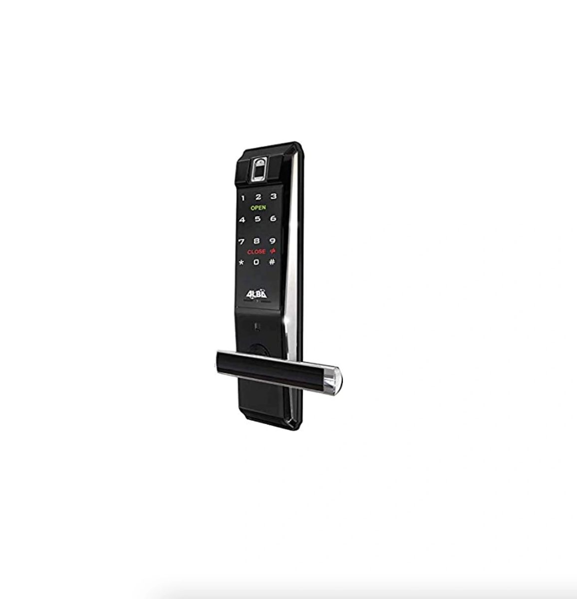 Alba Urmet Fingerprint Digital Door Lock -EL2018FP (Silver Black)