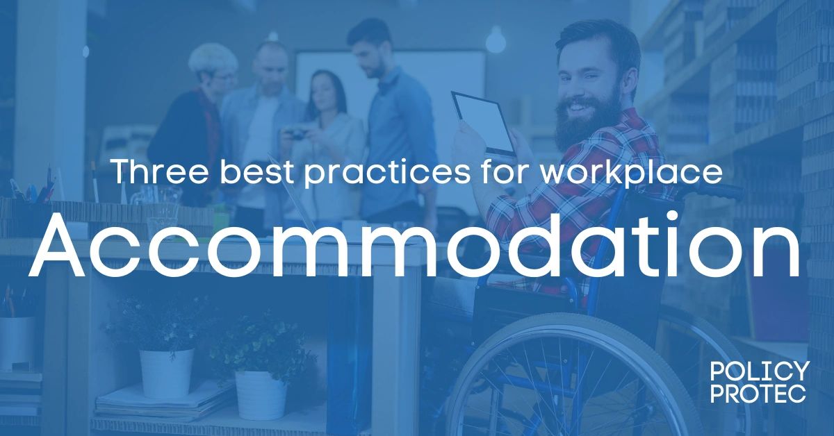 Three best practices for workplace accommodation