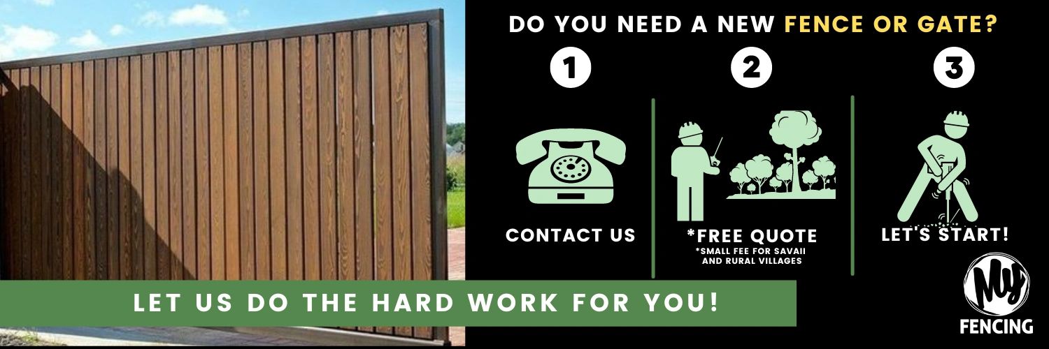 My Fencing Samoa - Fencing & Gates, Automatic Gates, Fence Builder