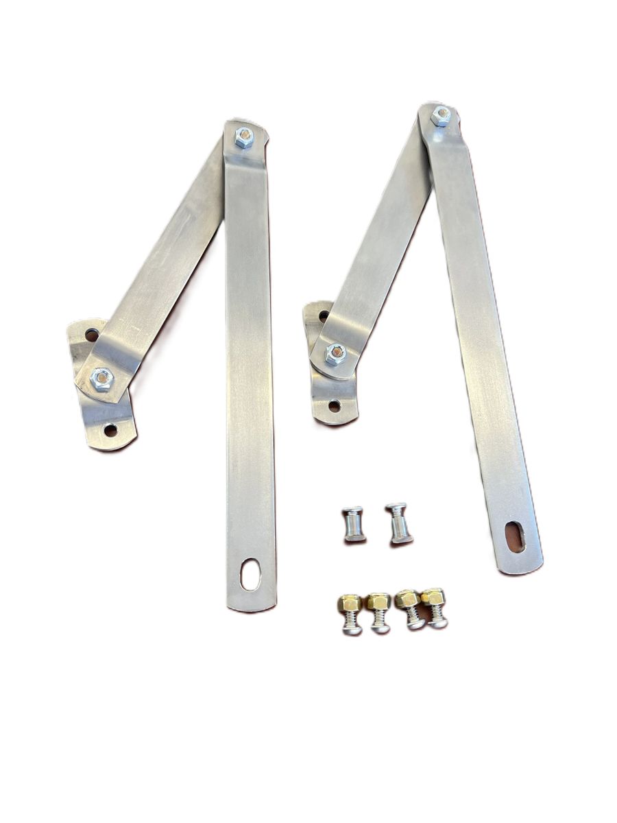1954-1987 Chevy Truck Hidden Tailgate Link Kit Stepside Stainless