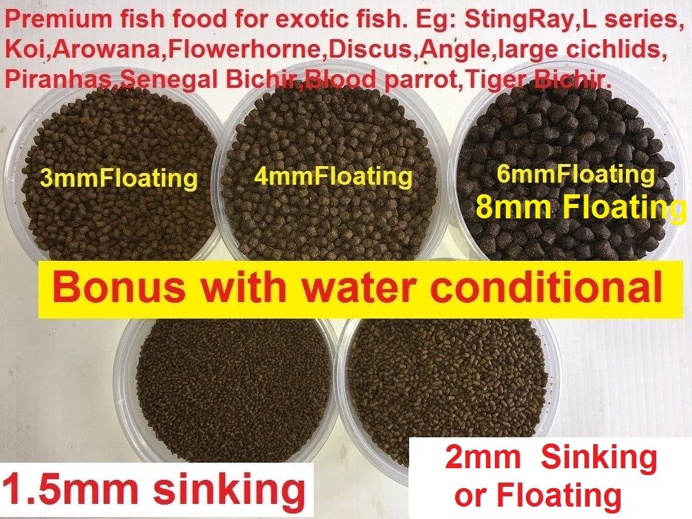 8mm Floating Fish pellets