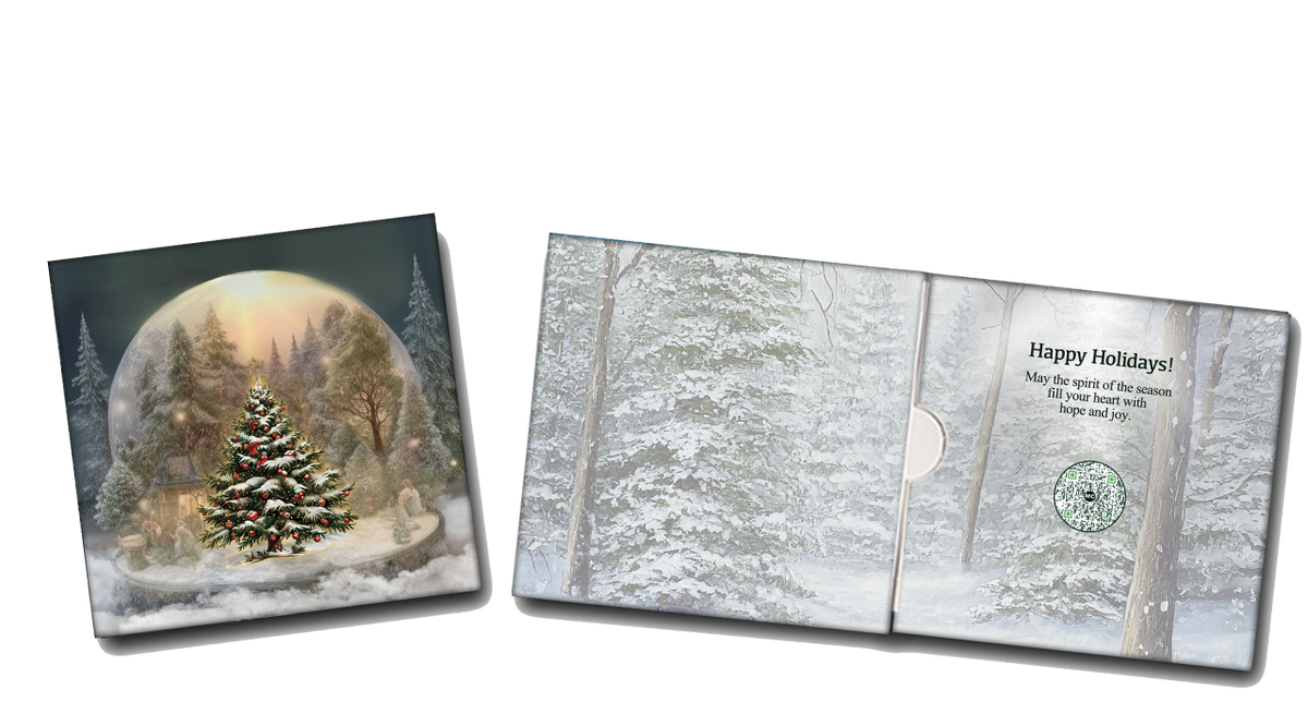 MERRY CHRISTMAS QR Code Card