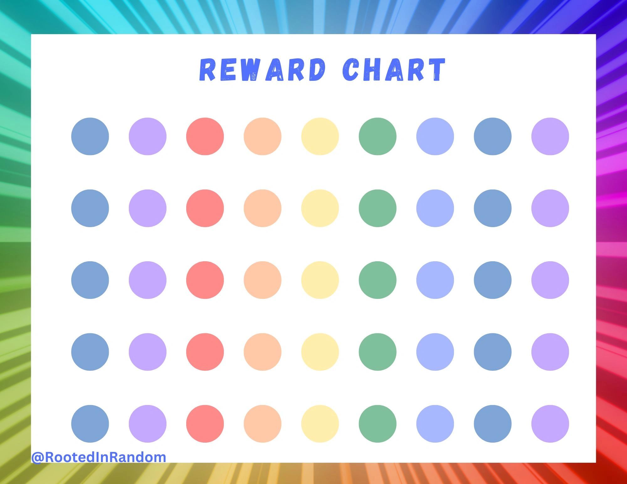 Laminated Charts for Kids