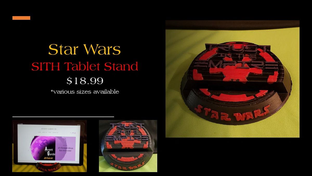 Star Wars SITH Table Holder