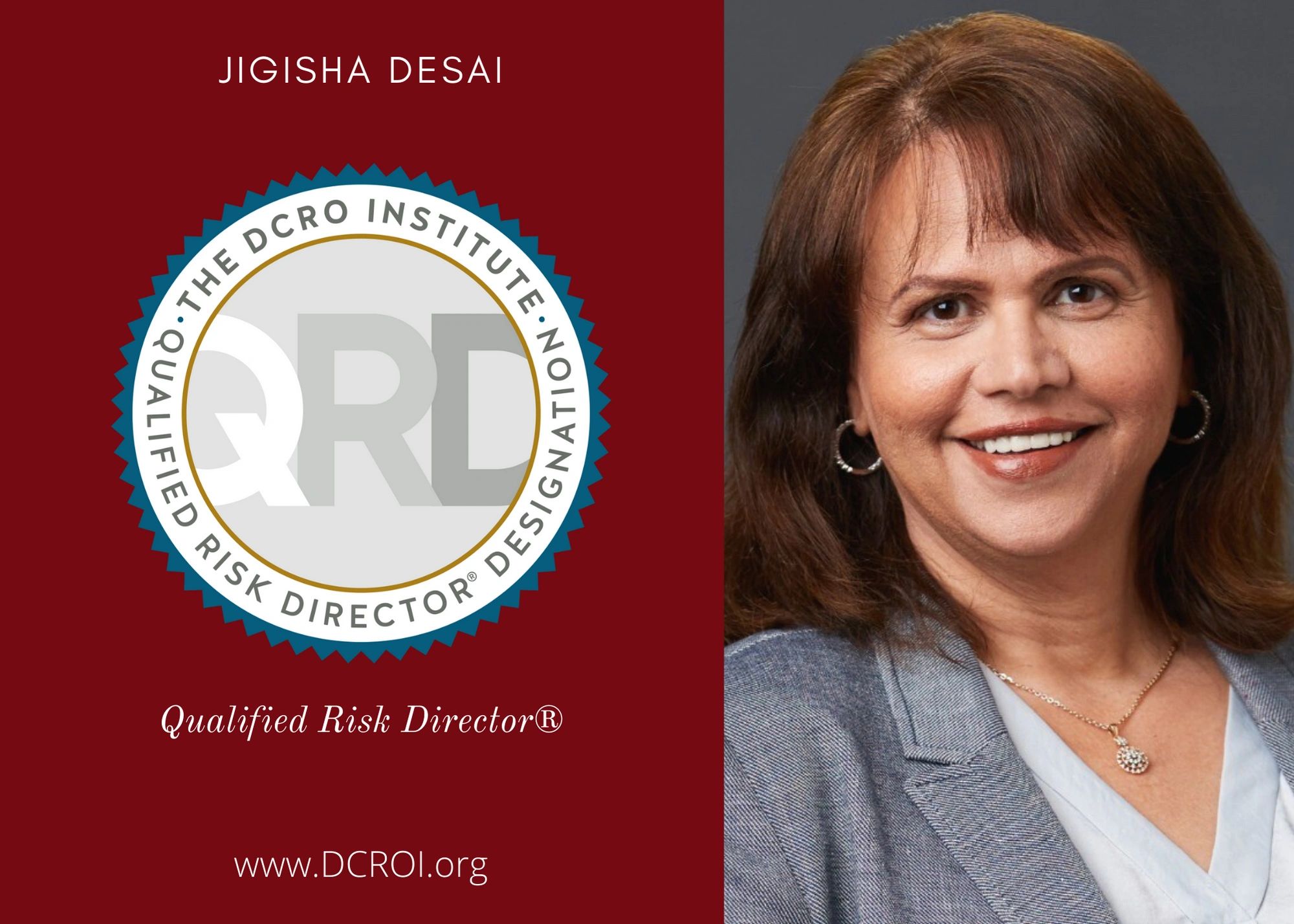 Jigisha Desai, QRD® Among 2023 Most Influential Board Directors