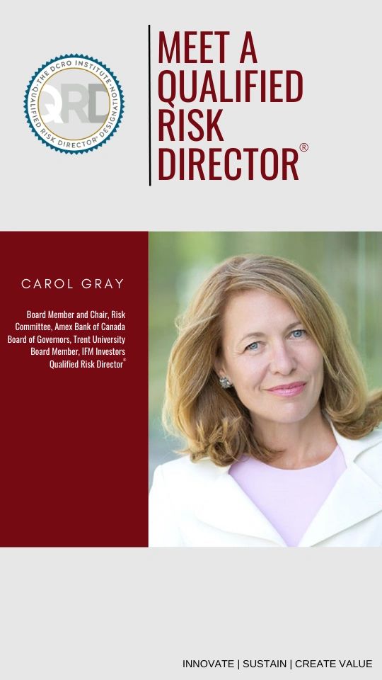 Meet Carol Gray, Qualified Risk Director®