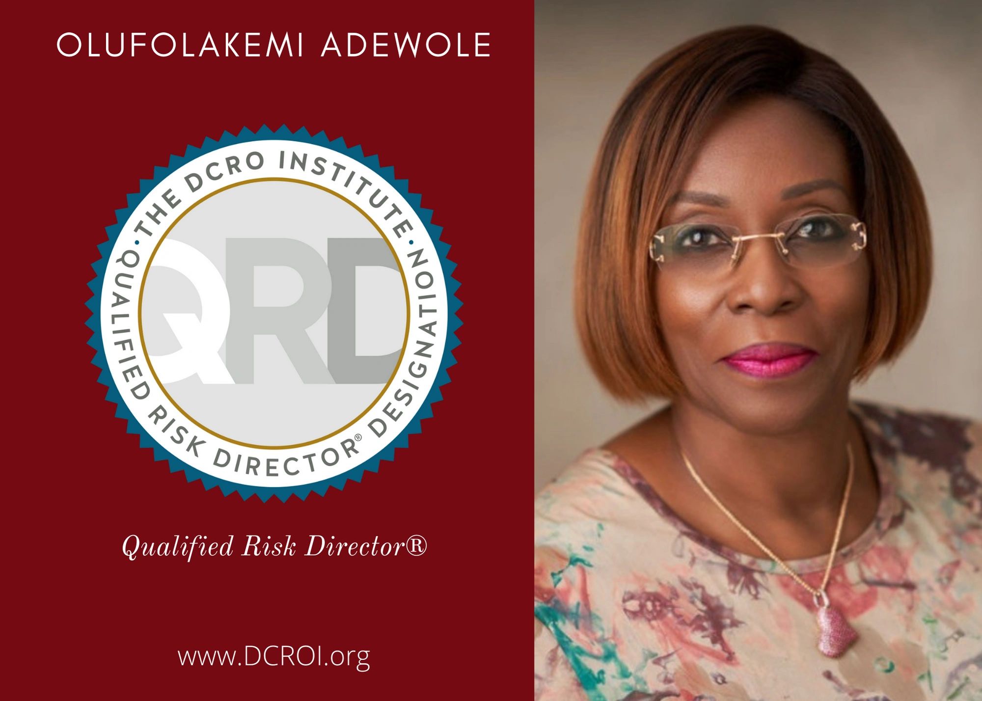 Kemi Adewole, QRD®, Named to AIICO Insurance Plc Board