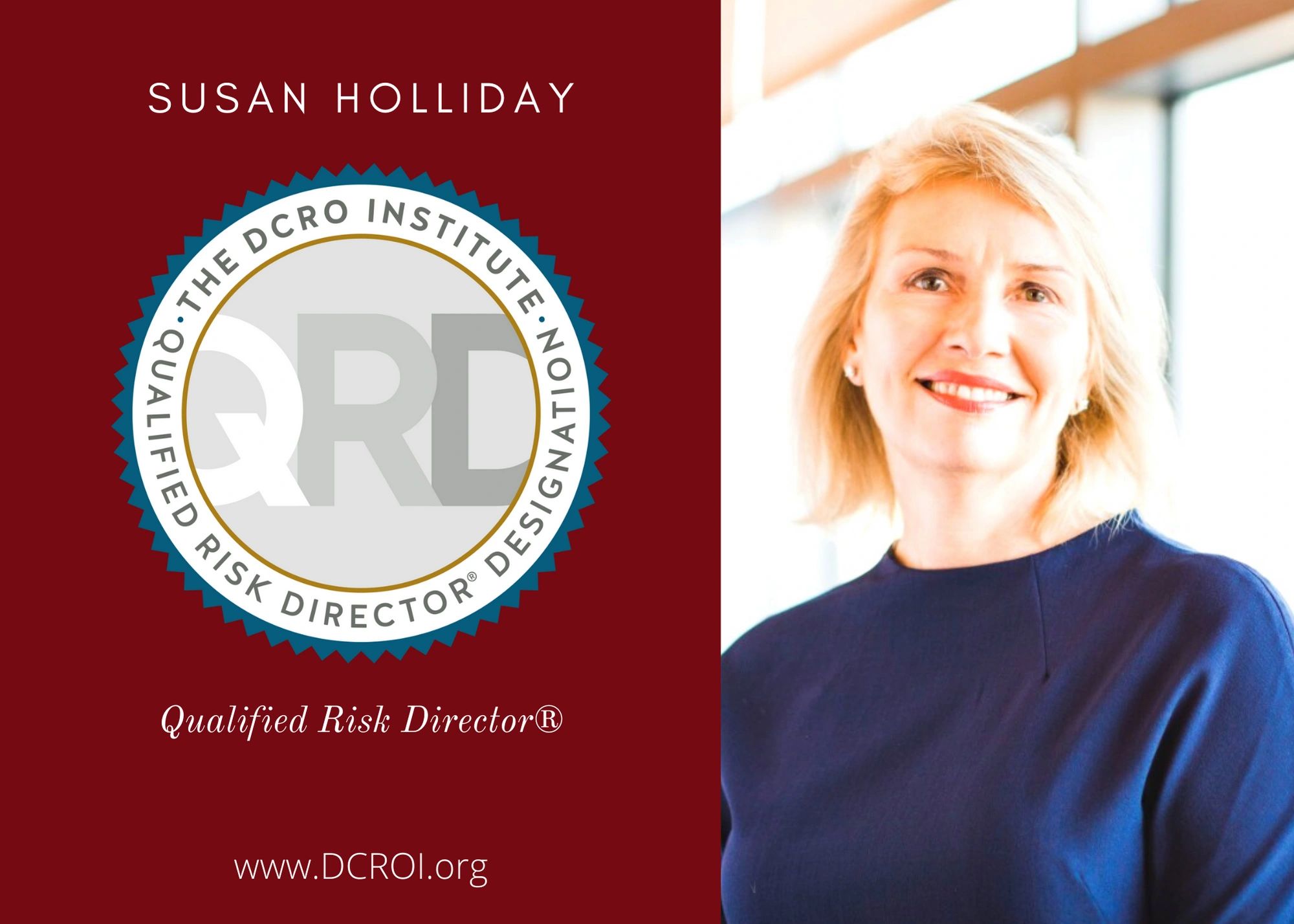 Susan Holliday, QRD®, Named Audit Committee Chair at Acrisure Re