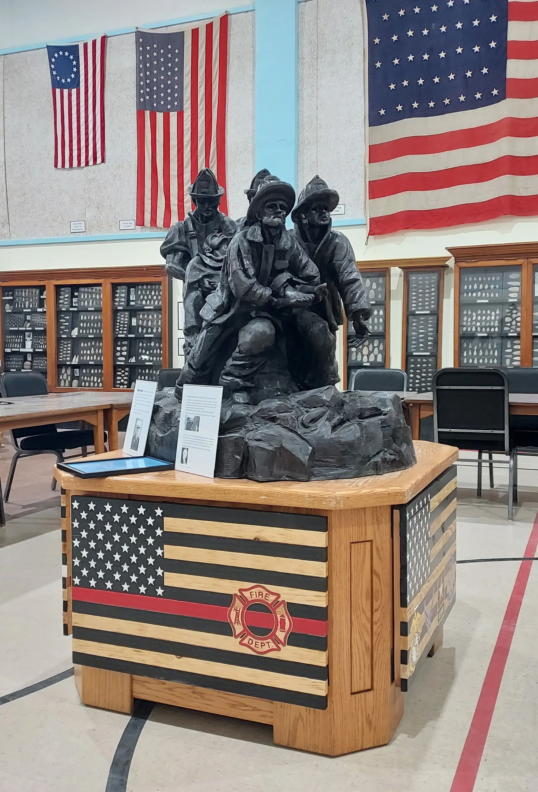 “First from the flames”