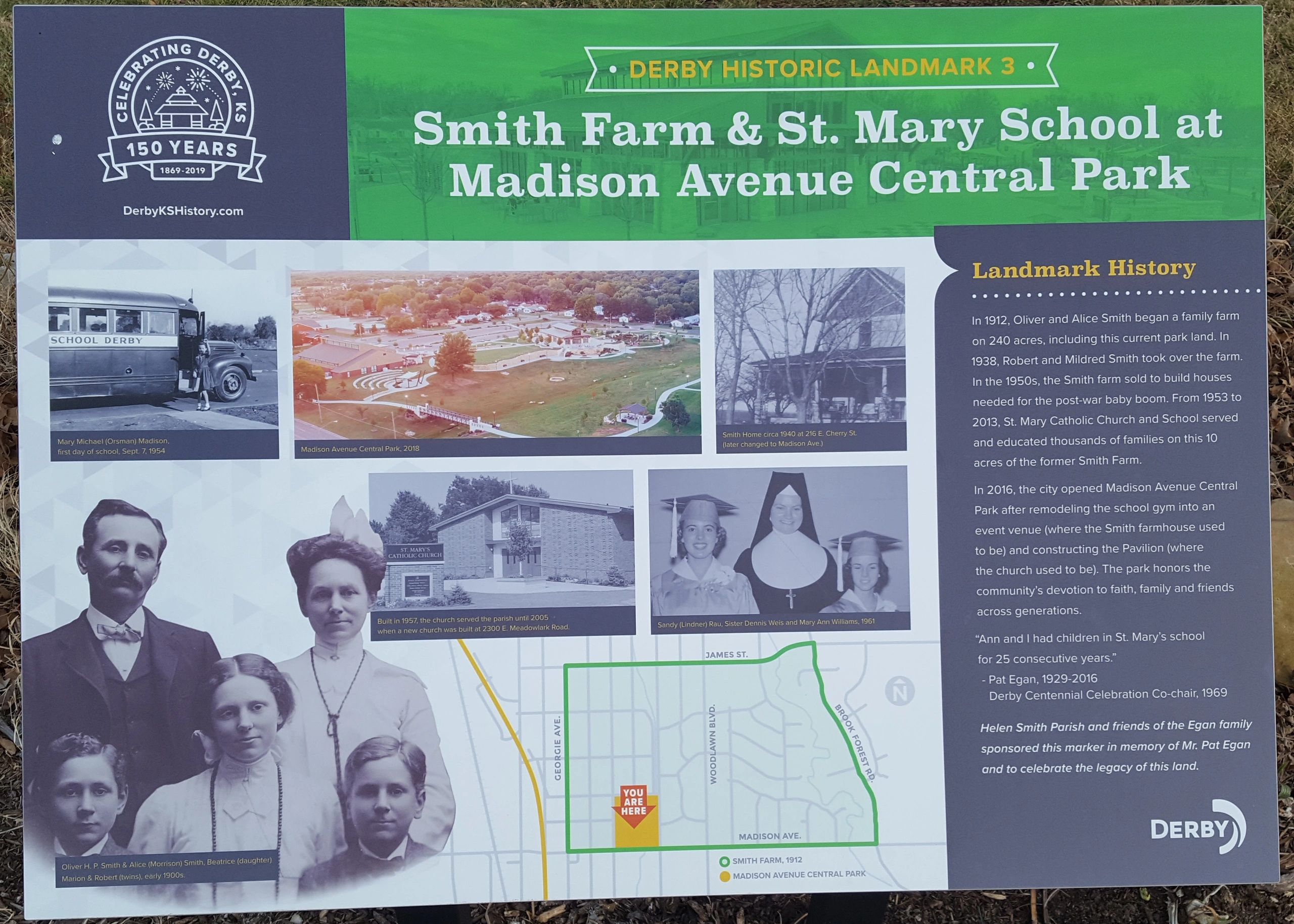 Smith farm and St. Mary school are historic landmarks