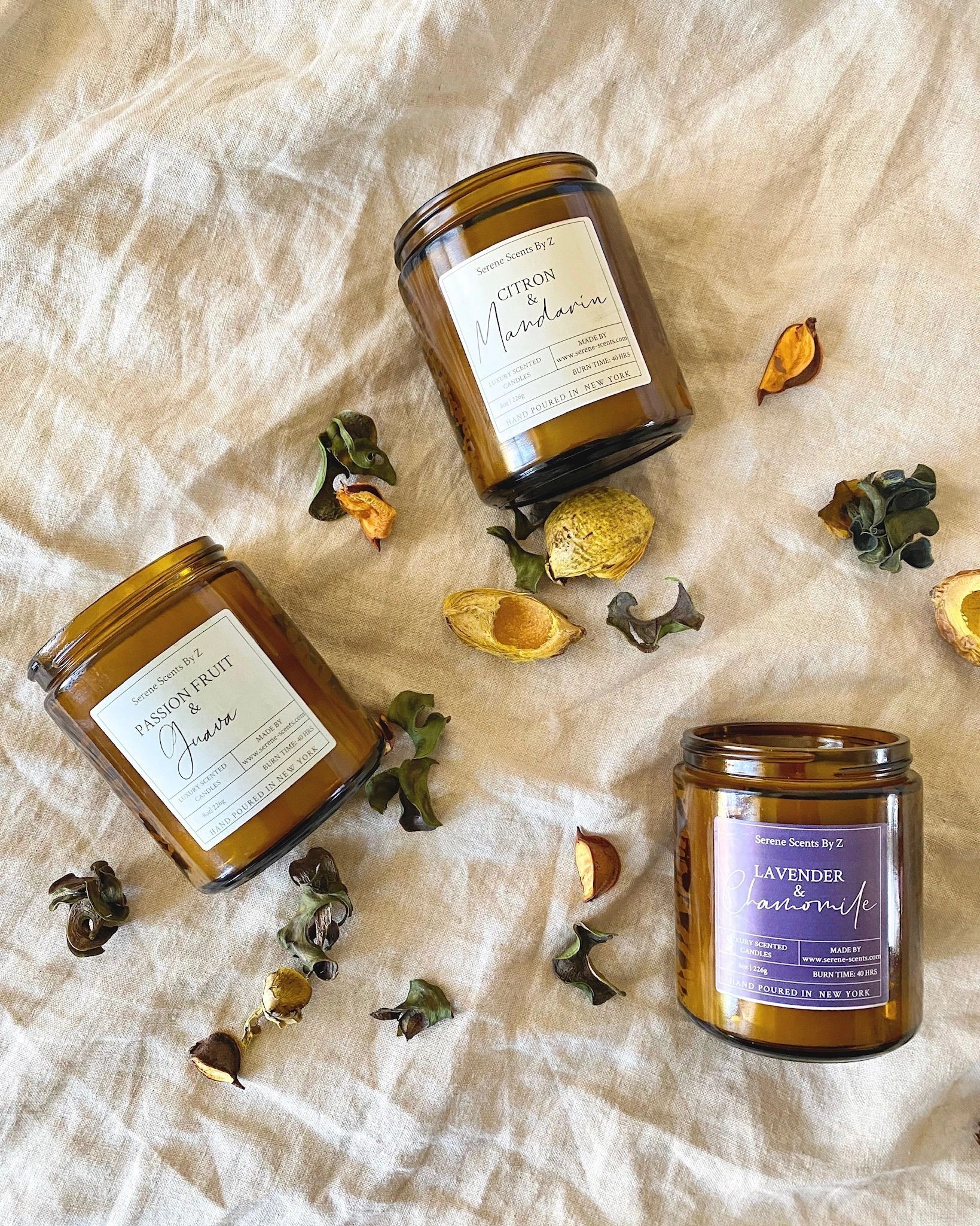 Luxury Scented Candles for Your Home | Serene Scents By Z