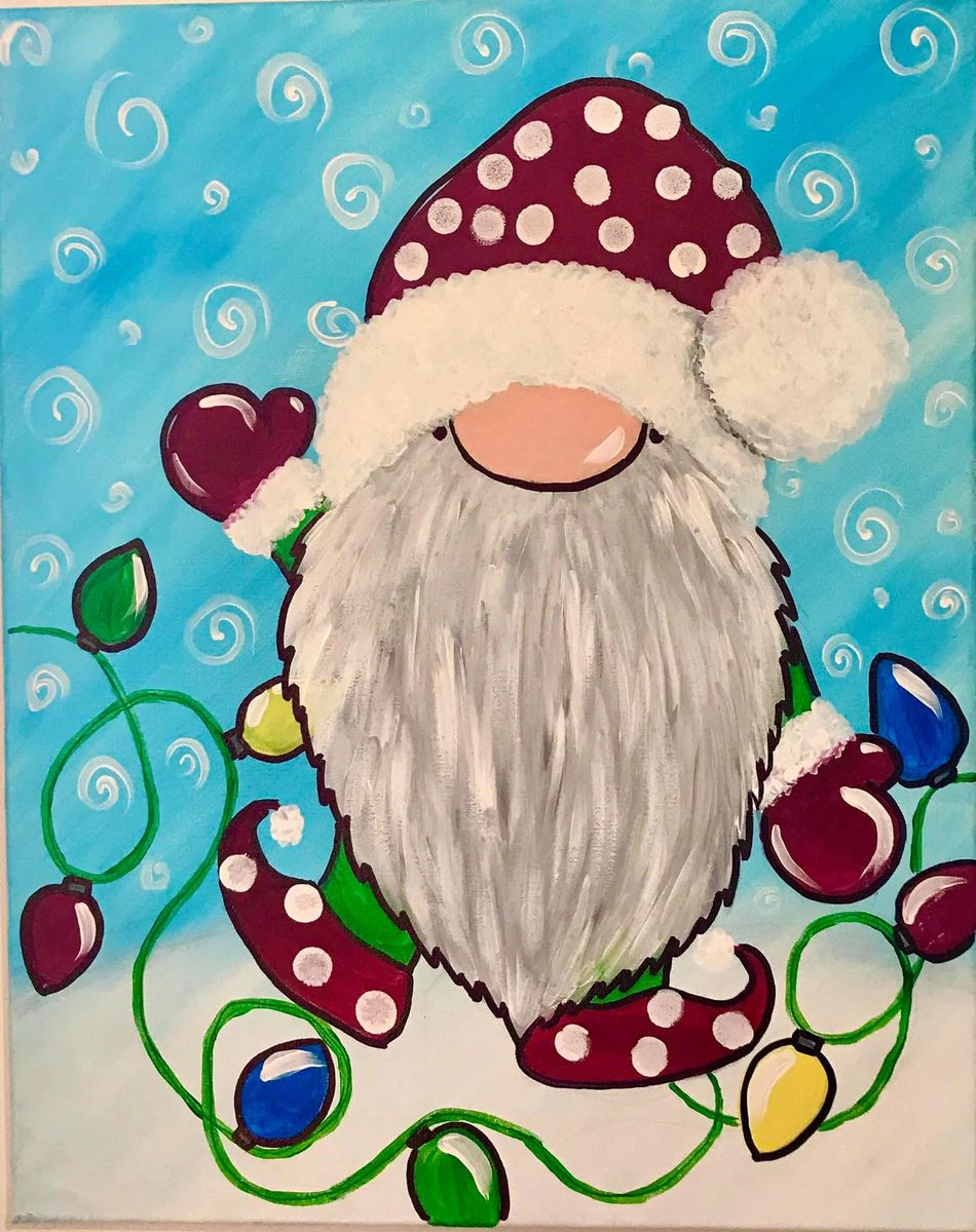 "Christmas Gnome" Complete Painting Kit