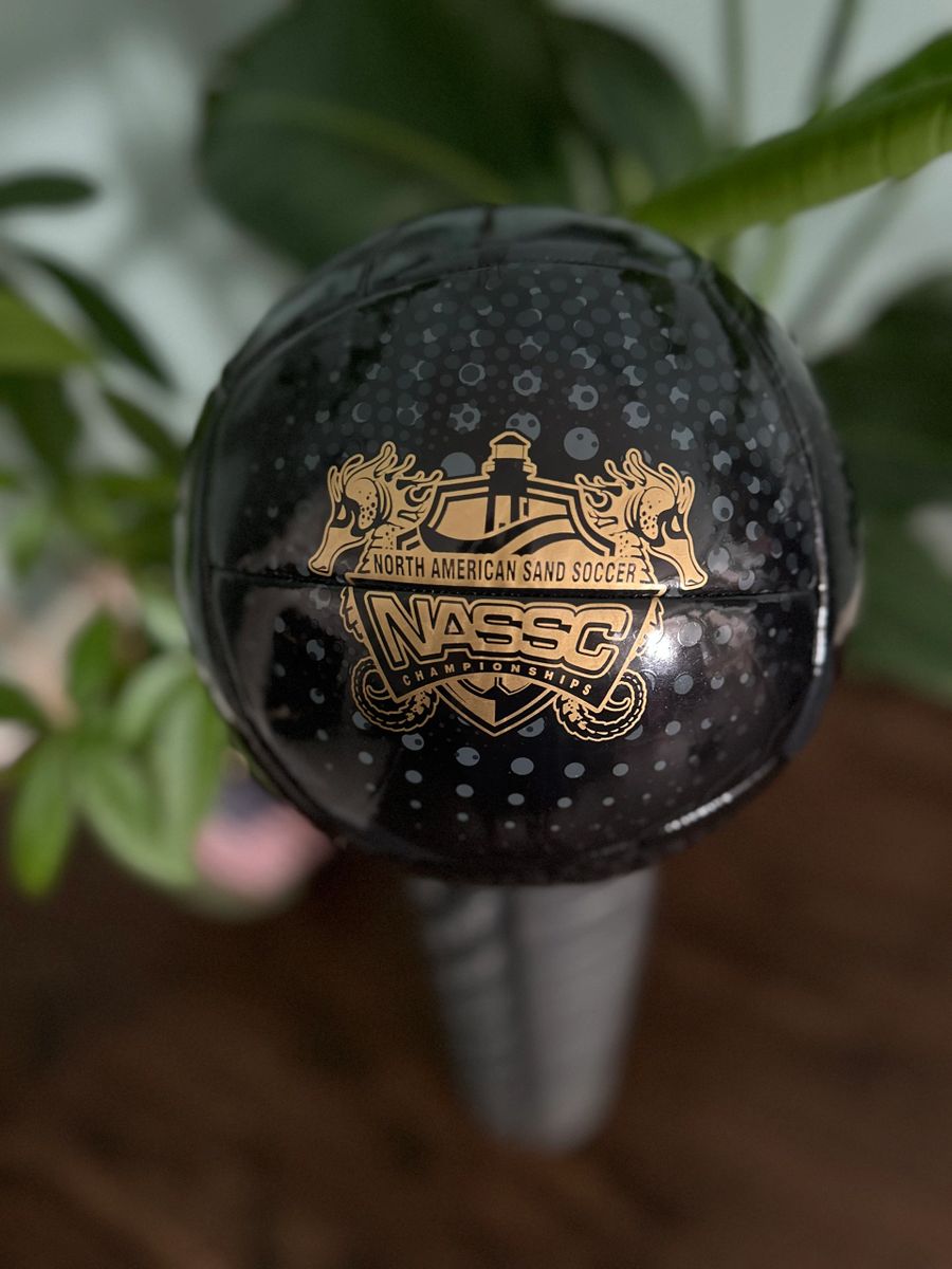 2025 Official NASSC Sand Soccer Ball - Black