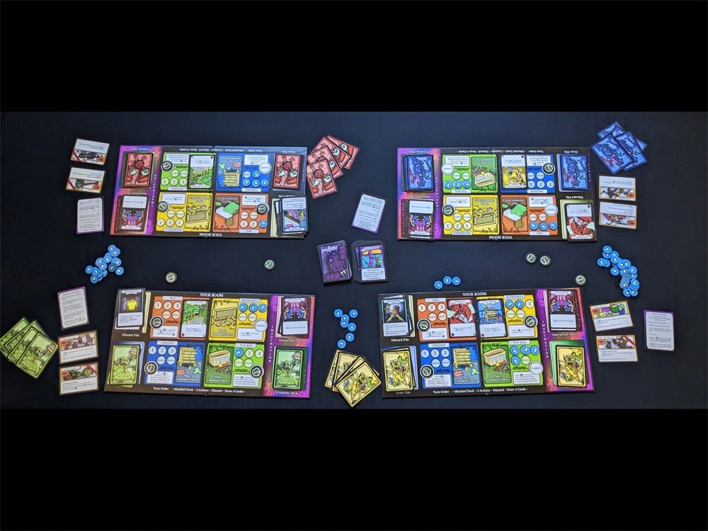 Monsters Messed Up My Room Mid-Game using the New Boards