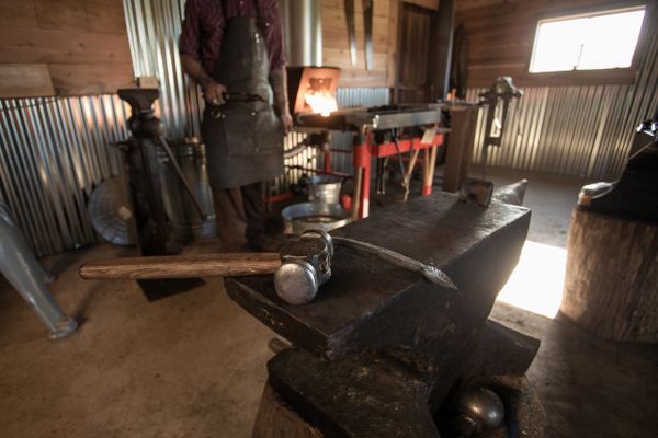Carbon Steel Pan - Stage Coach Forge | Hand Forged Heirloom Cookware
