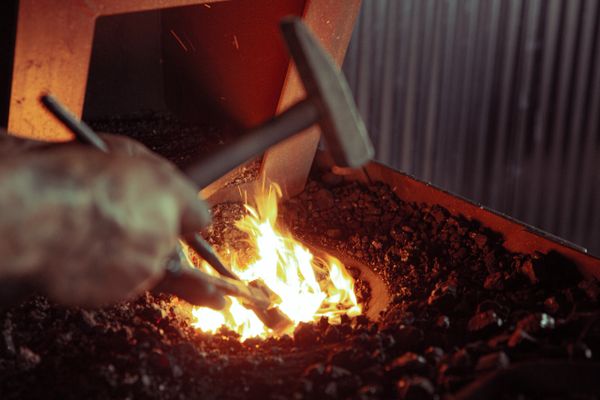 Carbon Steel Pan - Stage Coach Forge | Hand Forged Heirloom Cookware
