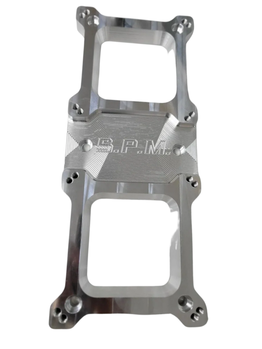 Dual 4150/4160 Carb. Adapter Plate for Standard Roots Blower