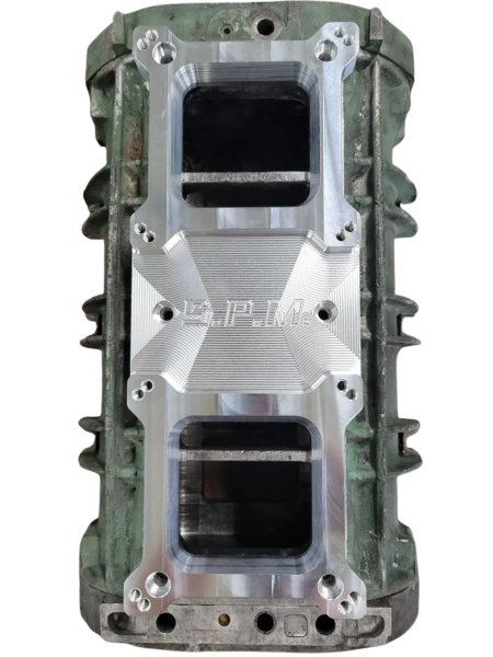 8v71/8v92 Dual 4150 carb. Adapter plate.