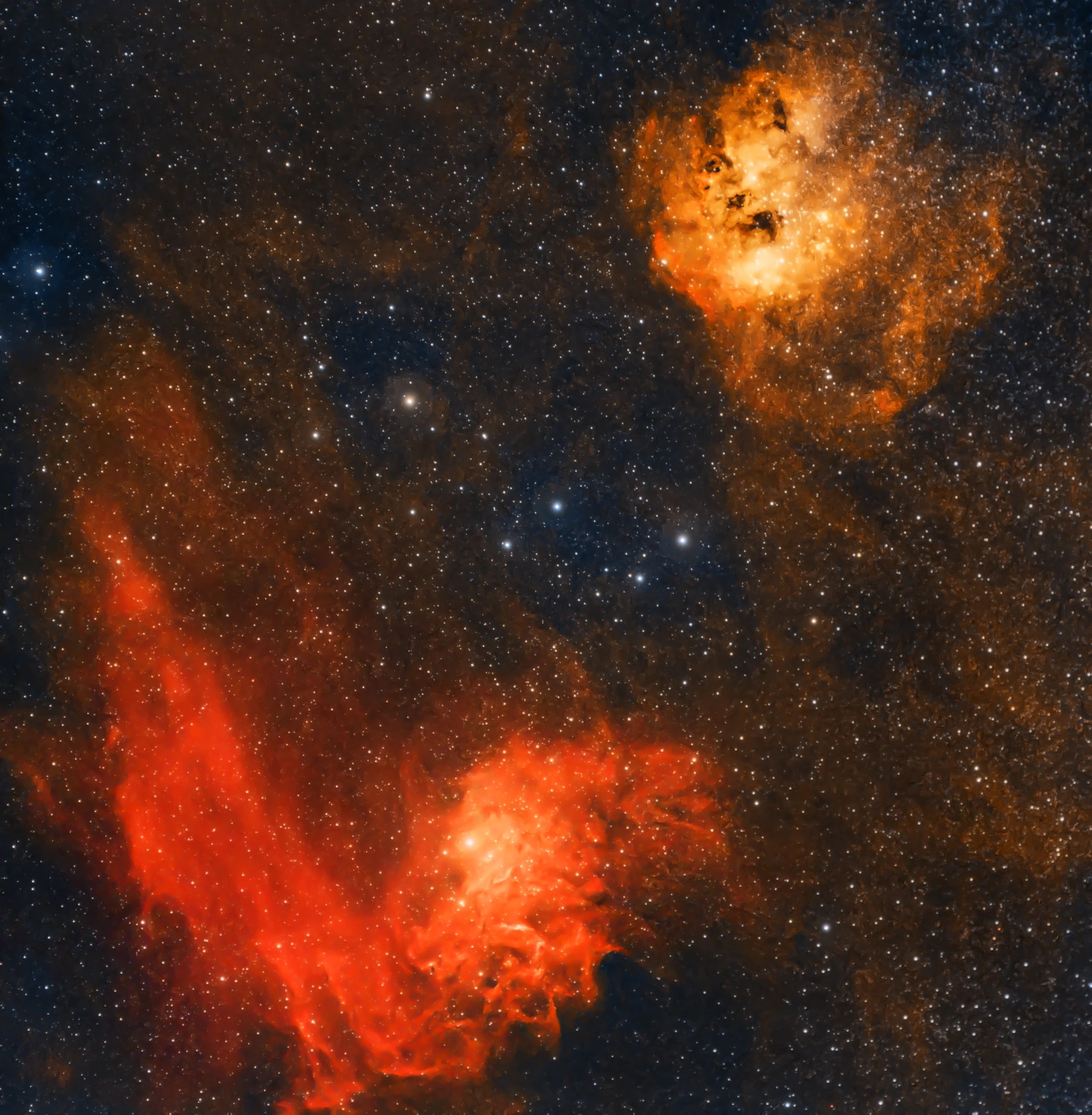 Astrophotography revealing the beauty of the cosmos