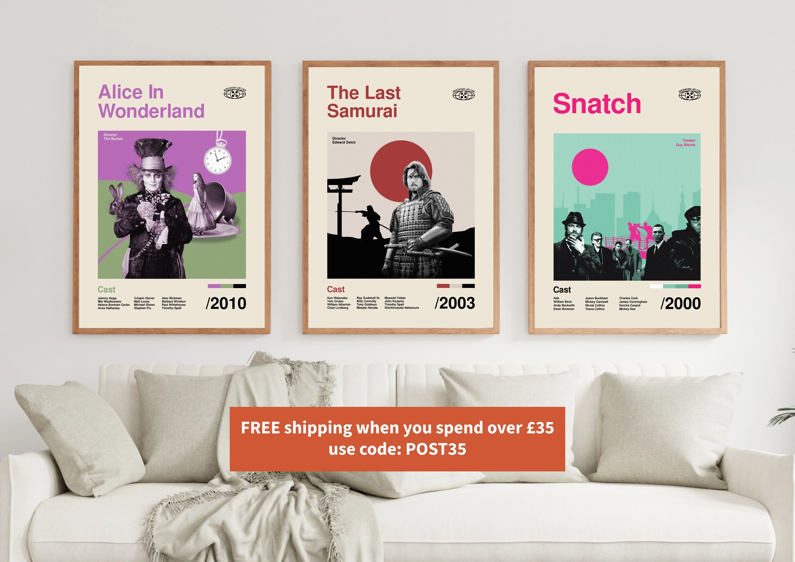 Midcentury Art Movie Posters