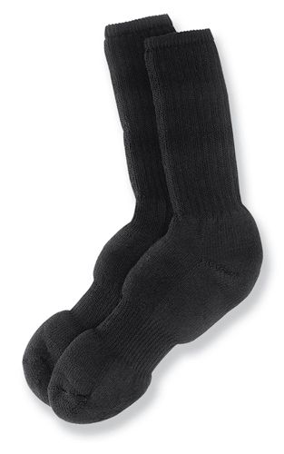 Pro Feet Black Winter Crew Socks