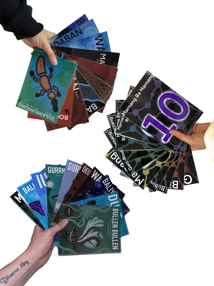 WOIWURRUNG LANGUAGE CARDS PACKAGE