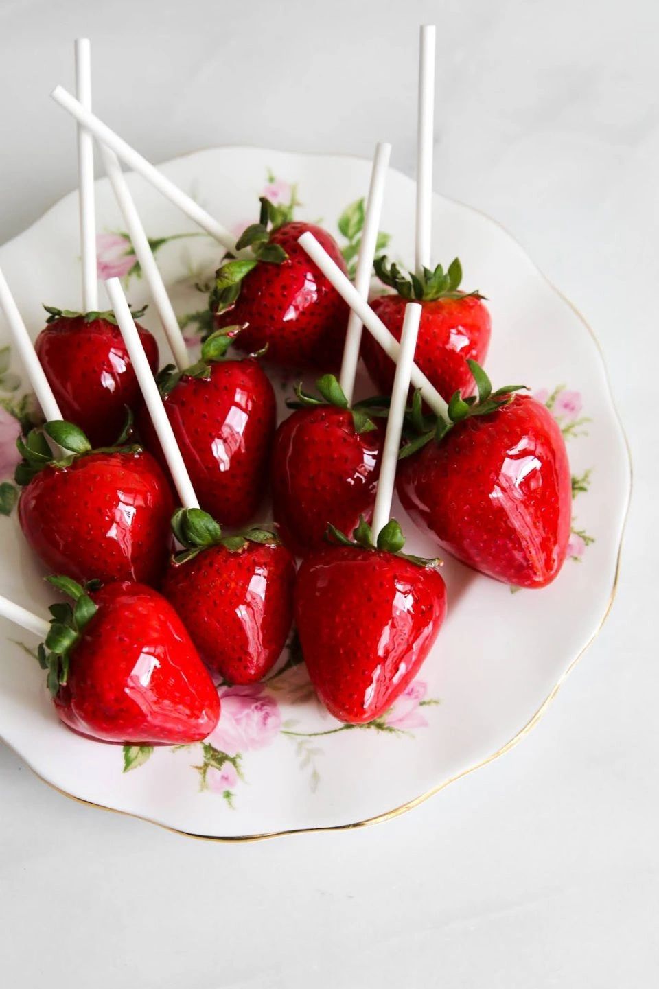 Crunchy Candy Strawberries