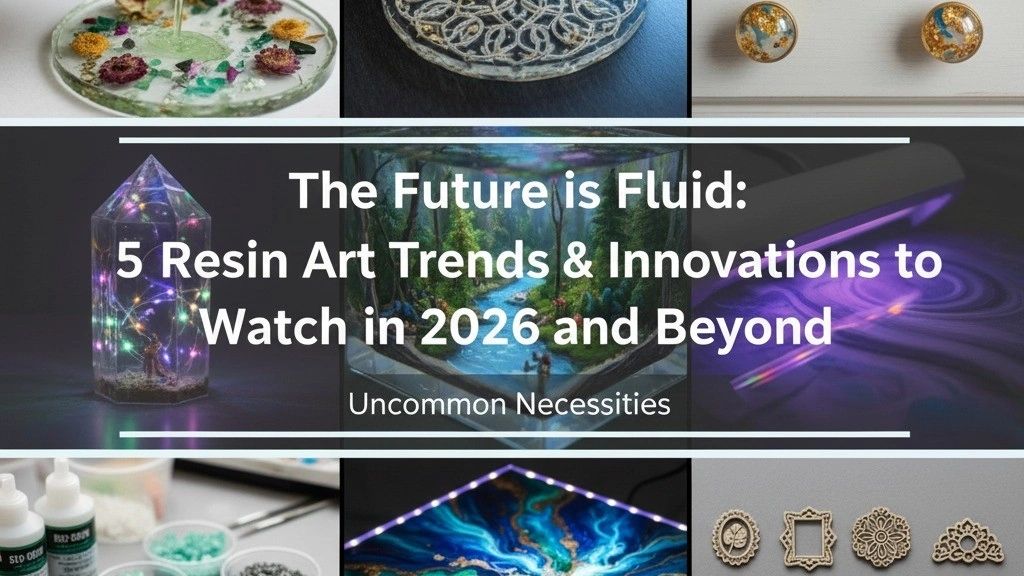 5 Resin Art Trends & Innovations to Watch in 2026 and Beyond