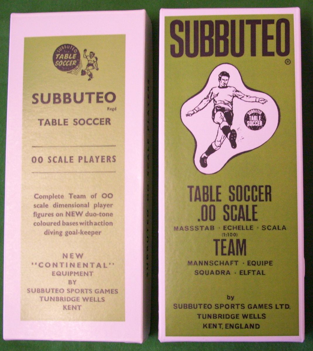 Subbuteo Replica Boxes