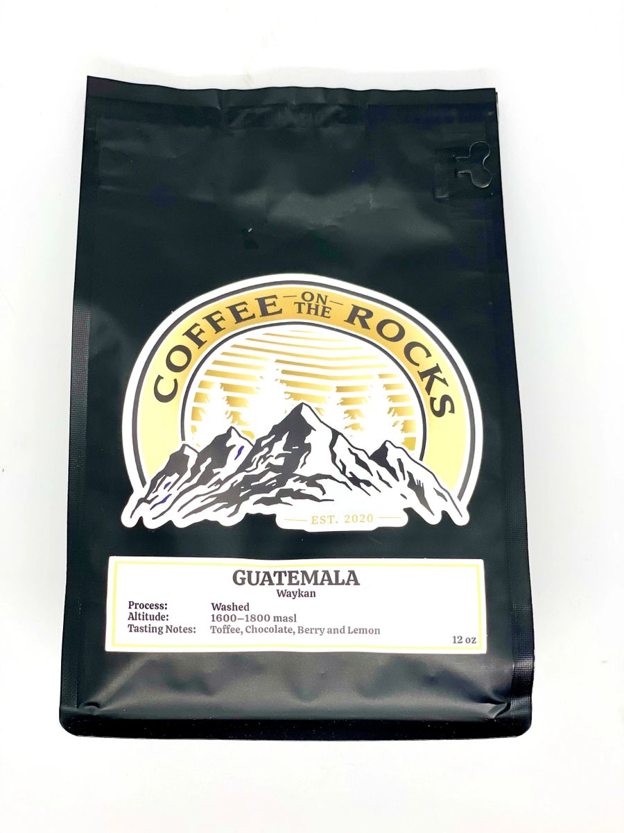 Coffee on the Rocks - Guatemala Medium Roast - 12 oz ground