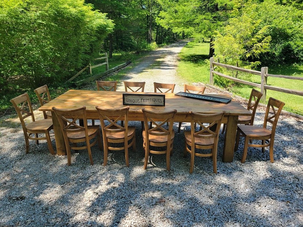 CUSTOM RESERVED LINK Two 8-FT Square Tables 38-Chairs Two 8-ft Benches