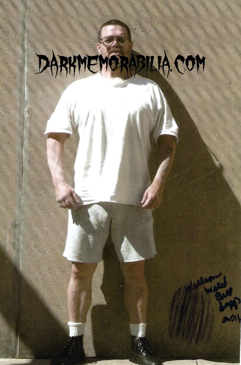 William Sapp front & back fingerprinted signed photo (Original)