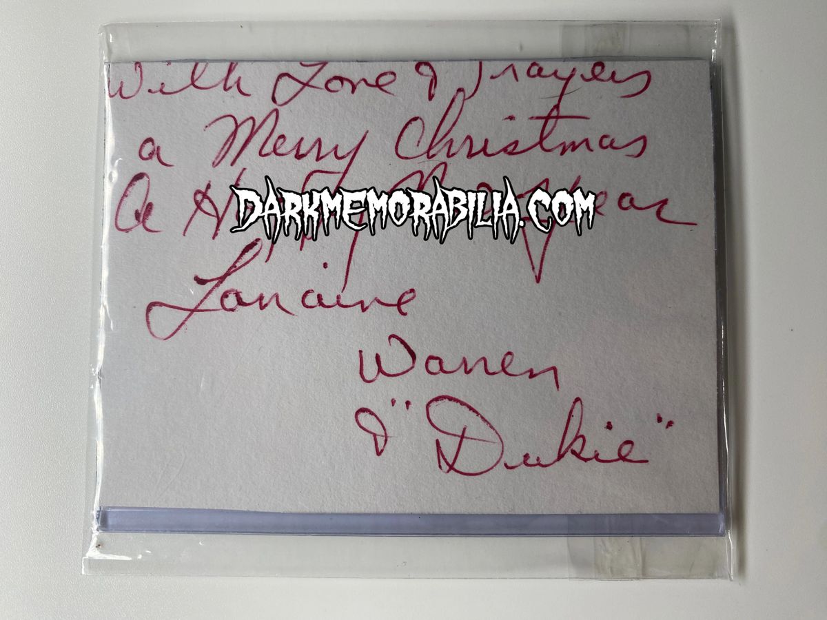 Lorraine Warren cut signature (Original)