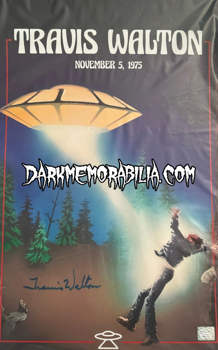 Travis Walton signed poster (Original) #2