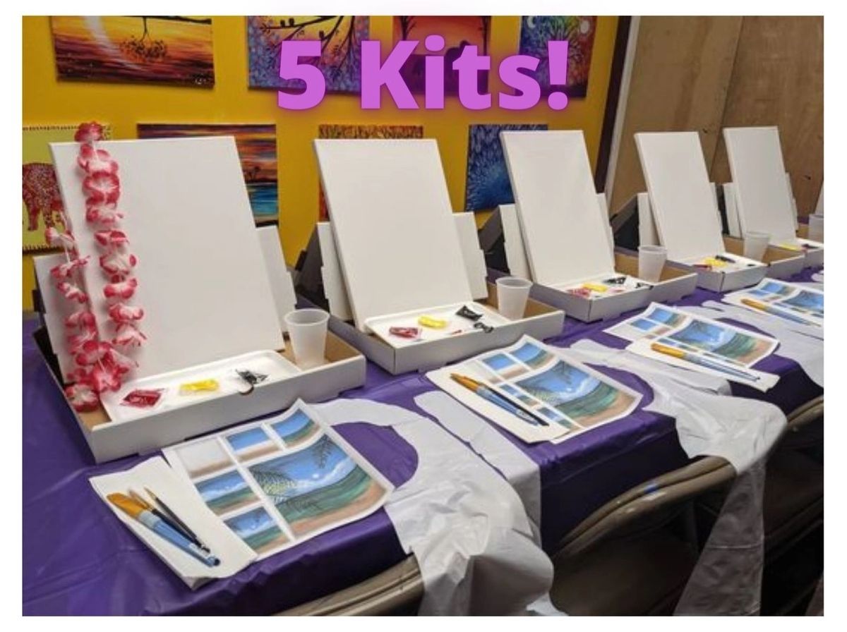 Paint Party Pack for 5! With Video Tutorial!