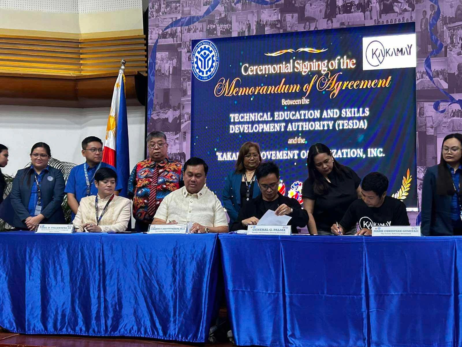TESDA Partners with Kakamay to Enhance Accesibility of TVET