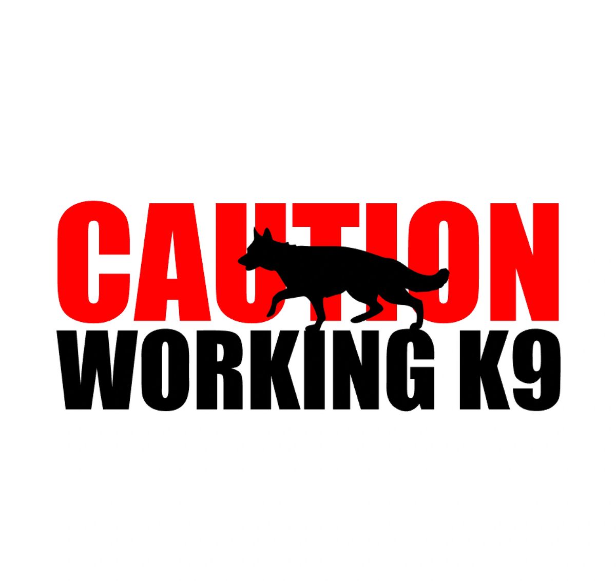 Working K-9 Decal