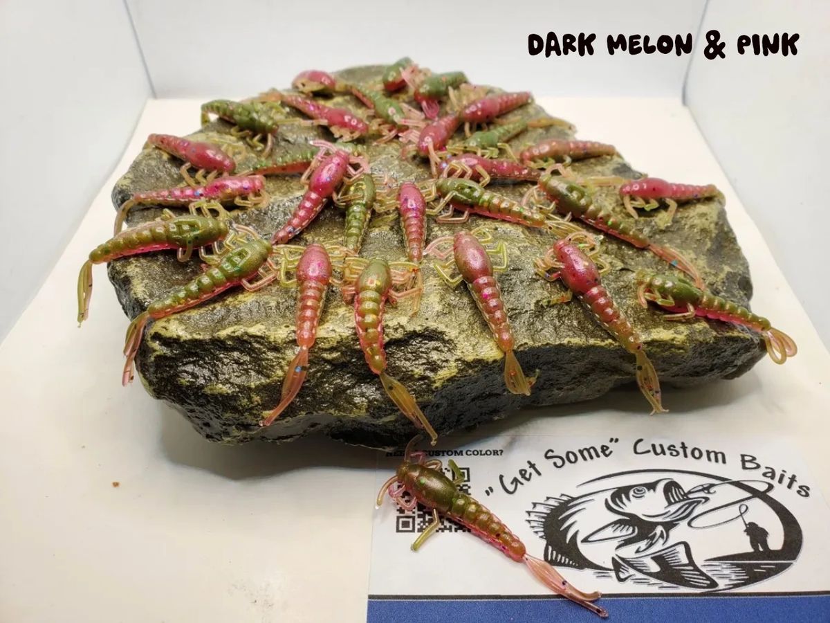 2" MAYFLY SOFT PLASTIC FISHING BAIT IN DUAL NATURAL COLORS