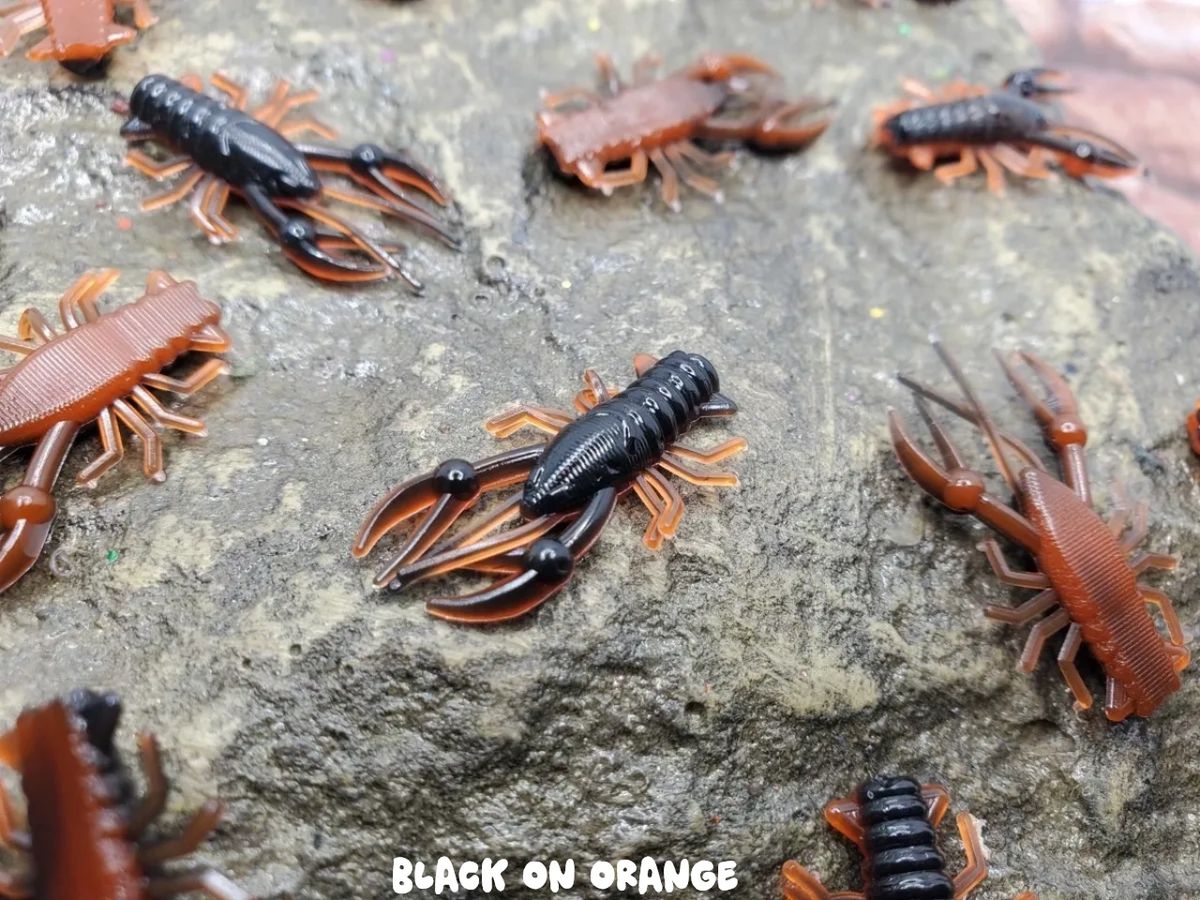 1" Micro Crawfish in 2 tone colors!!!