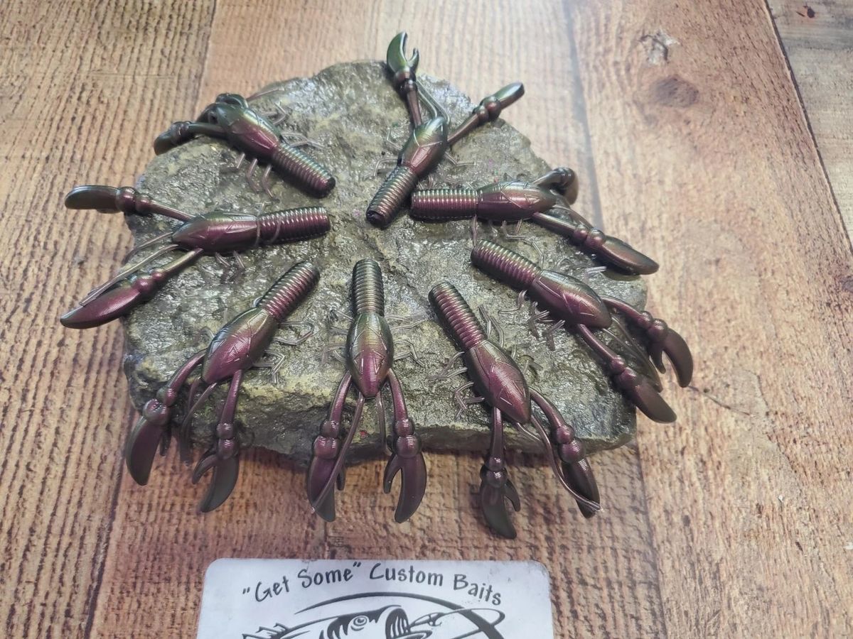 3.5" Inch Craw in Chameleon/Color Shift Patterns!!!