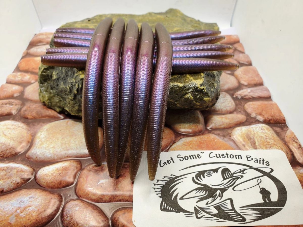5" Senko - style stick worm in chameleon (Set two)!