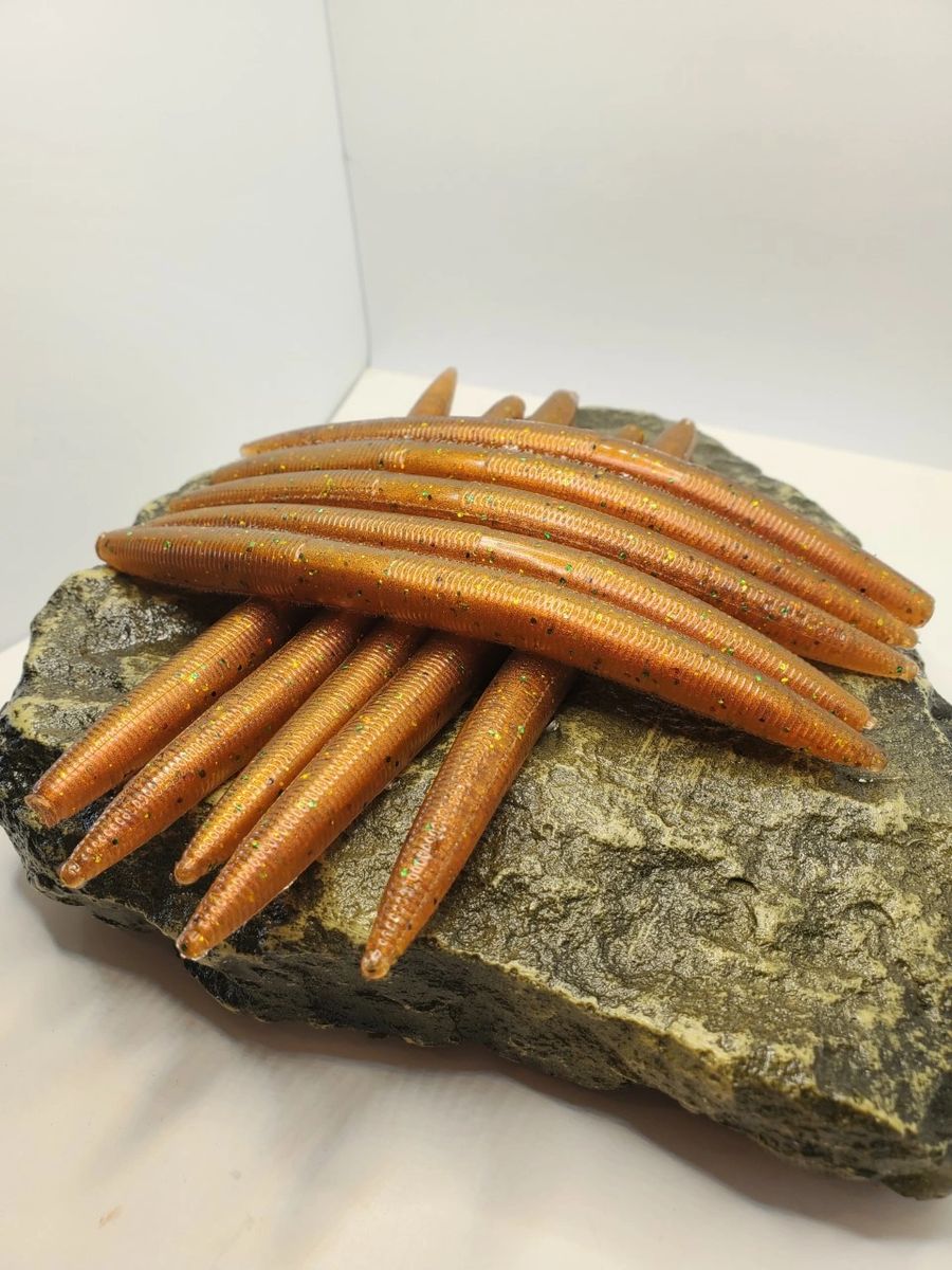 5" Senko - style stick worm in chameleon (Set one)!