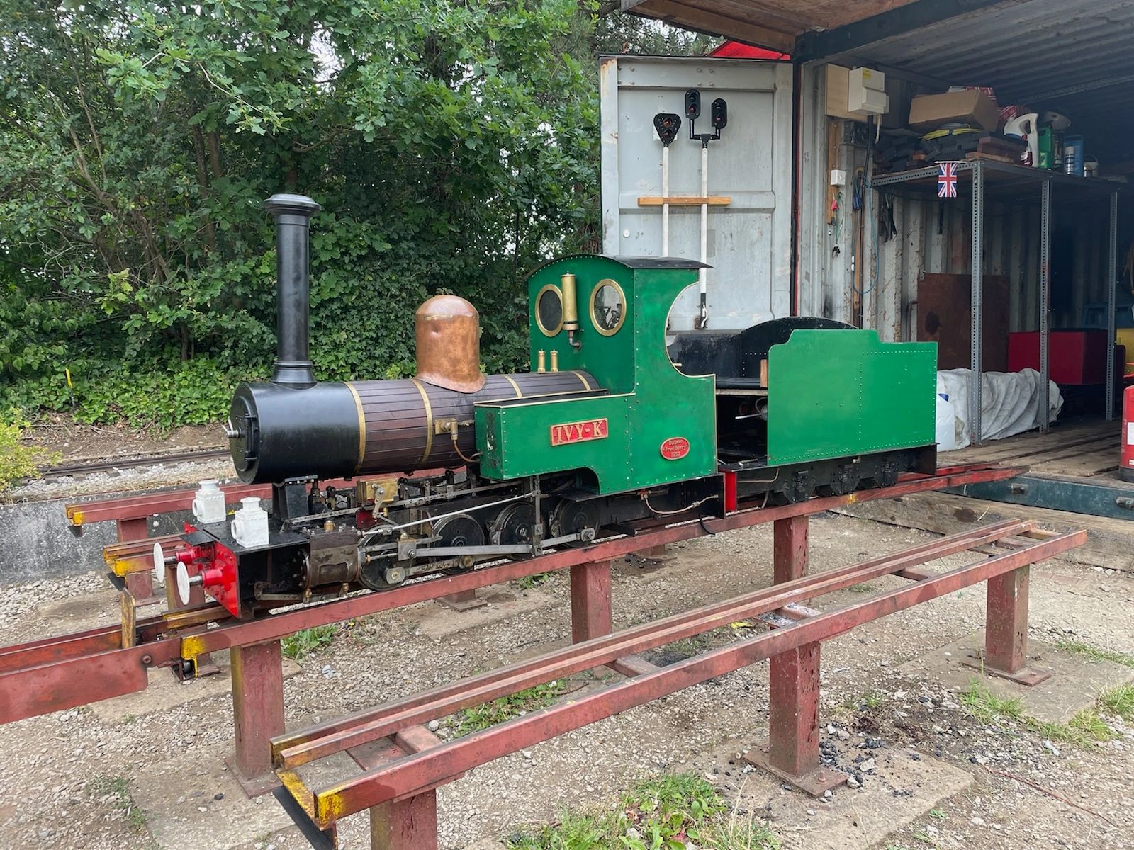 New steam locomotive arrives at Caldecotte