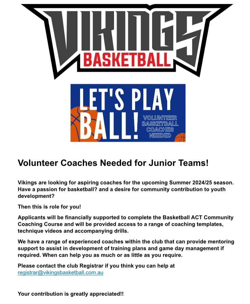Coaches Wanted!