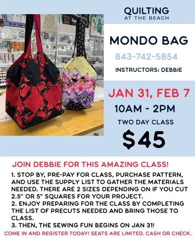 Quilting at the Beach, LLC - Sewing Classes, Quilting Classes